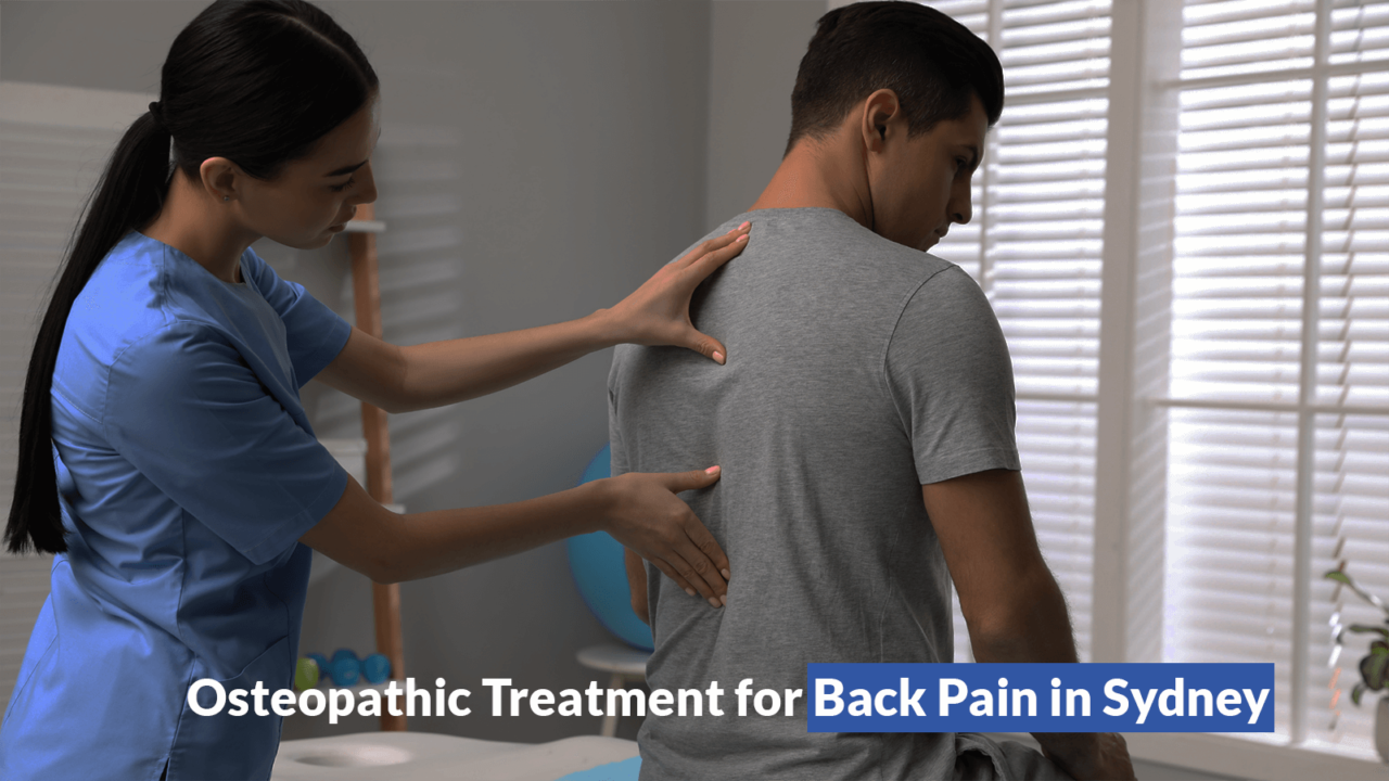 Osteopathic Treatment for Back Pain | Natural Healing Methods